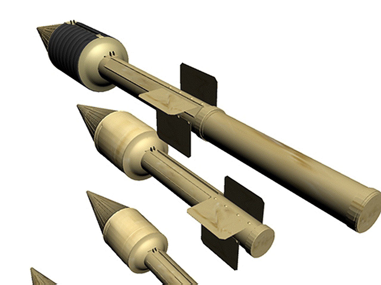 3d Model Wwii German Panzerfaust 150