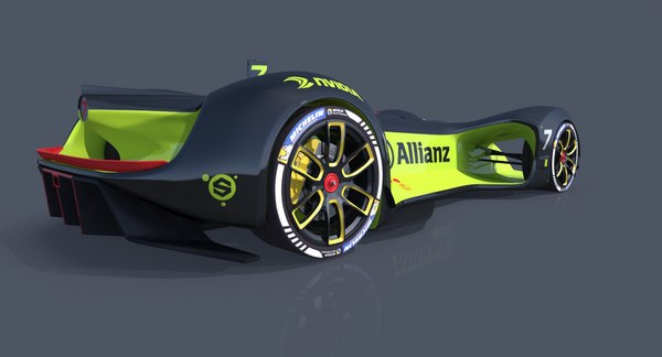 Autonomous racing car roborace 3D model | 1143039 | TurboSquid
