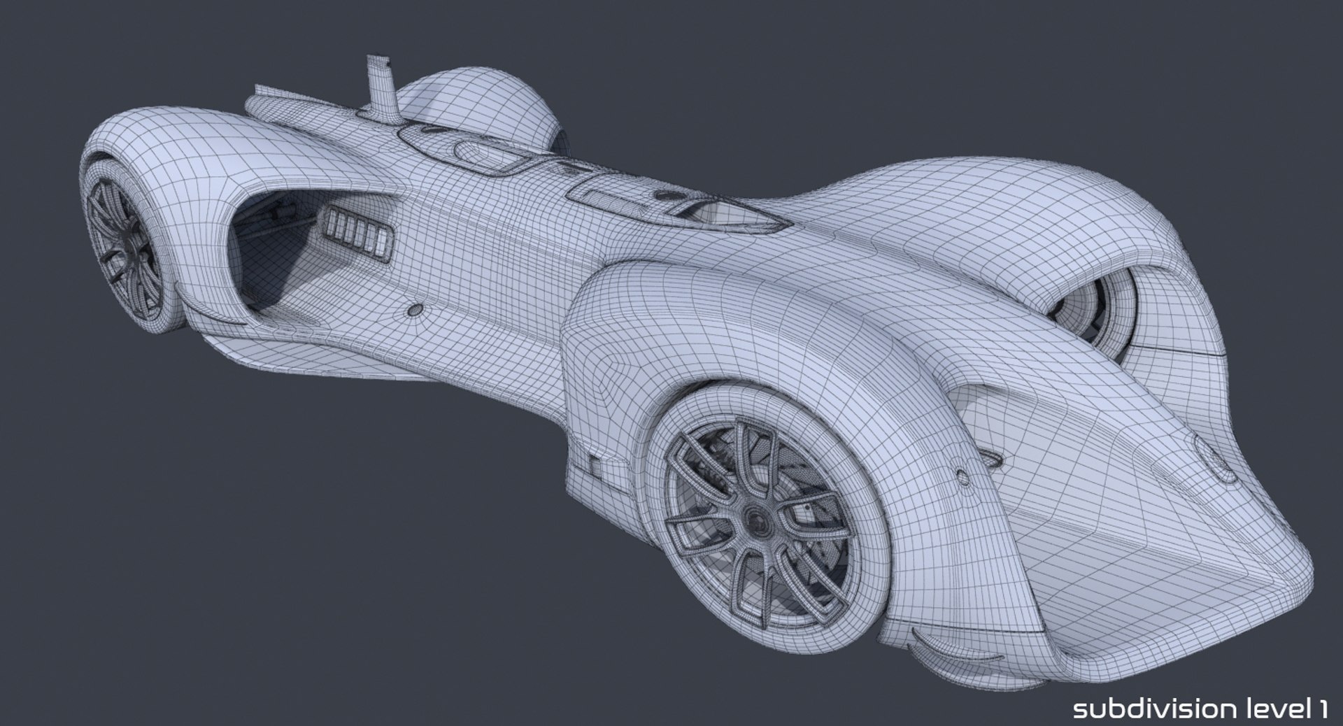 Autonomous Racing Car Roborace 3D Model | 1143039 | TurboSquid