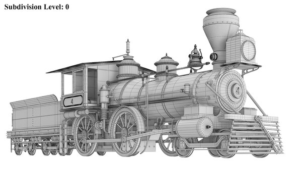 Locomotive Steam Train model - TurboSquid 1752652