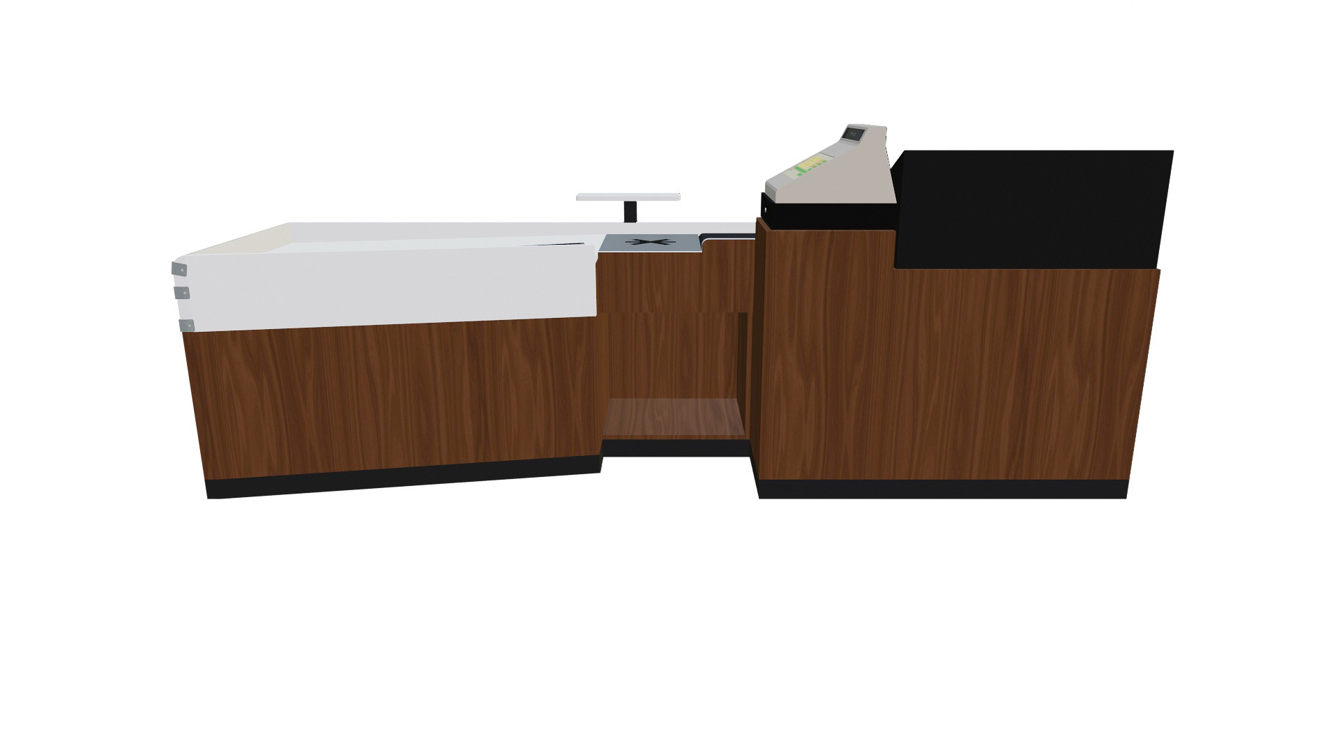 Retro Grocery Store Checkout Lane 3D Model - TurboSquid 2259963