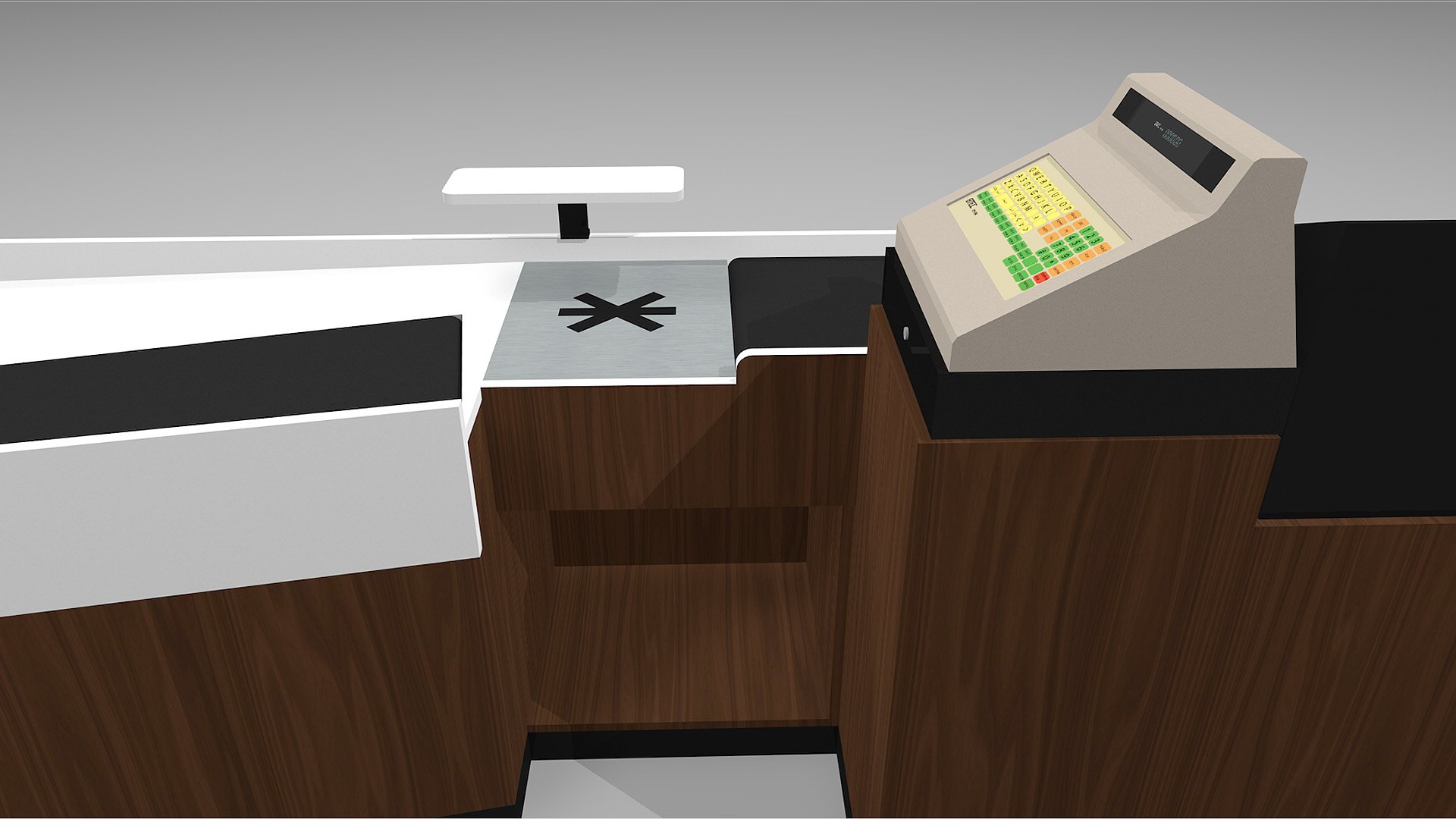 Retro Grocery Store Checkout Lane 3D Model - TurboSquid 2259963