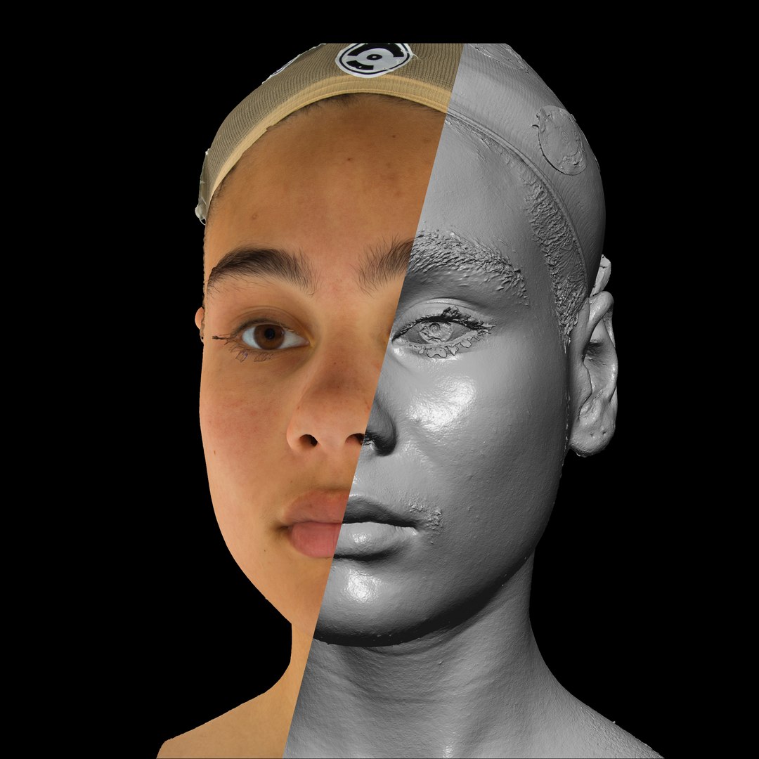 Hispanic Female 20s head scan 029 3D - TurboSquid 2076827
