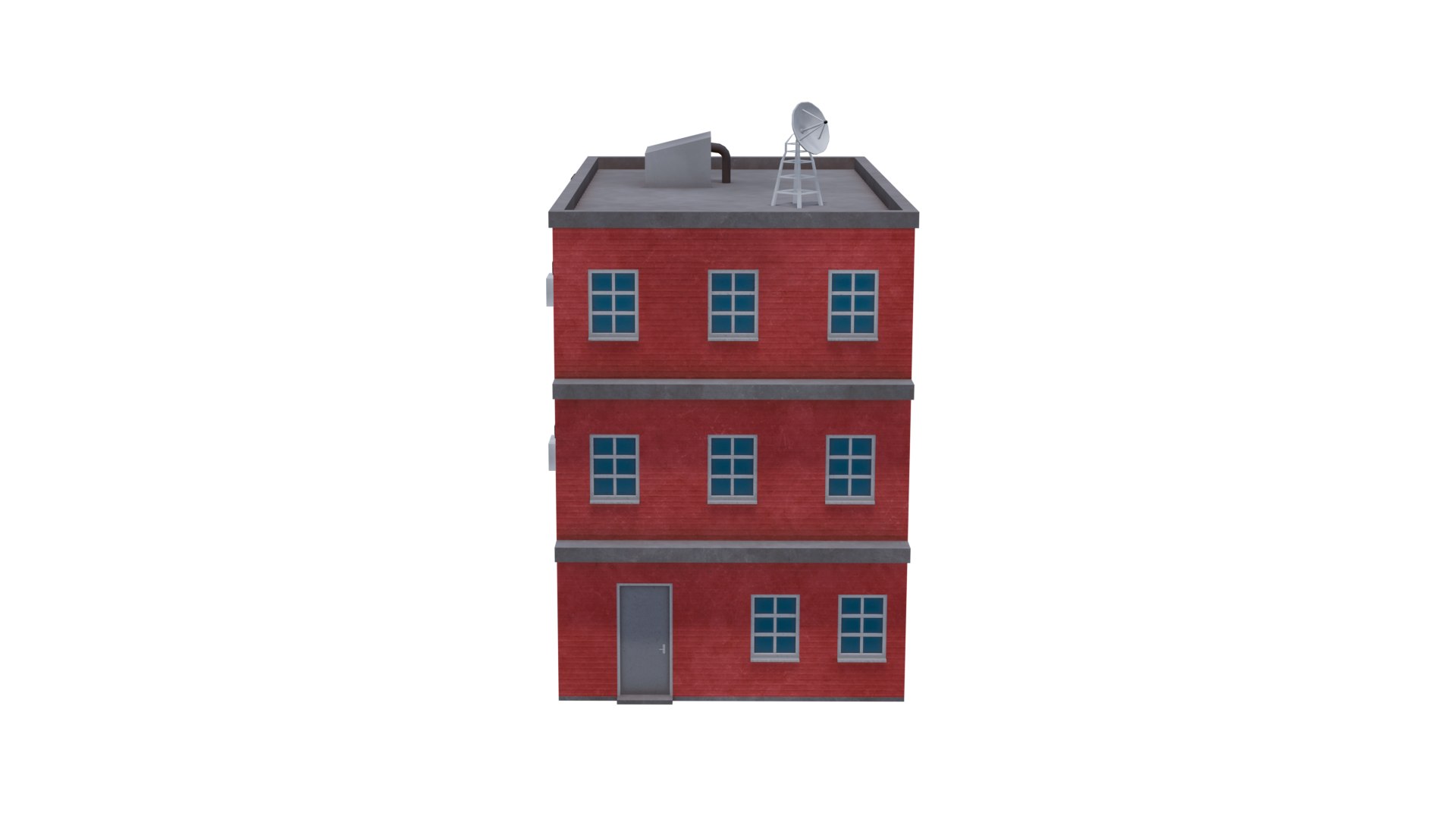 Neighborhood building 3D model - TurboSquid 1873219
