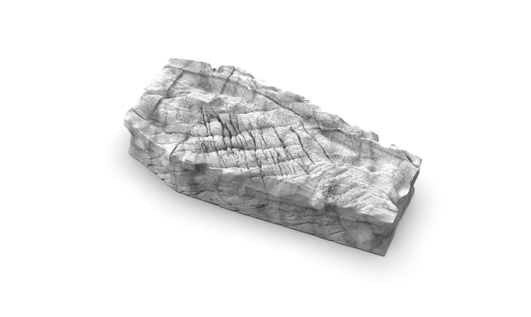 3D Heavily Burnt Coffin Model - TurboSquid 1343263