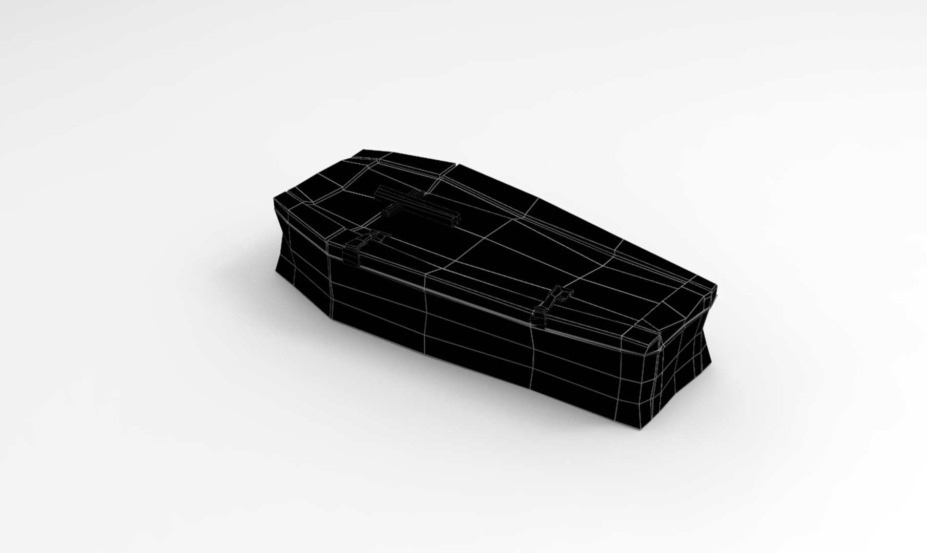 3D Heavily Burnt Coffin Model - TurboSquid 1343263