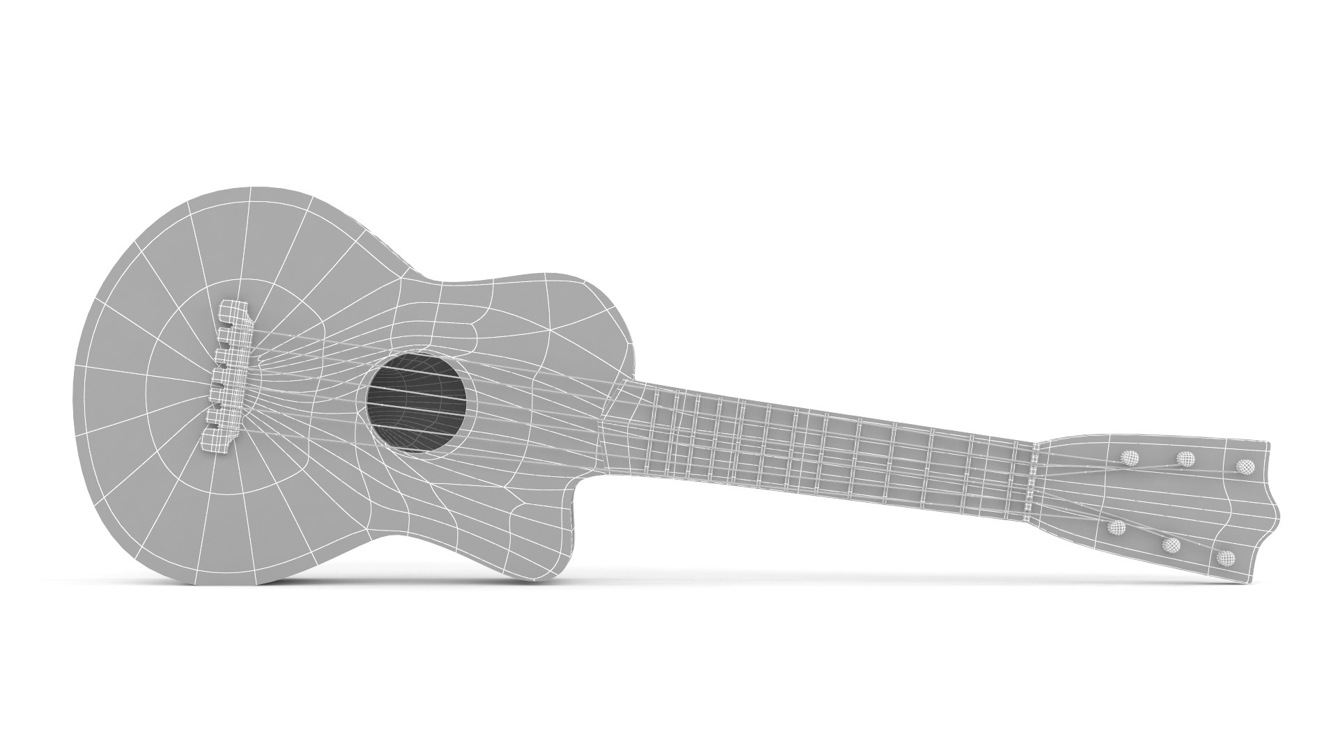 Toy Acoustic Guitar 3D Model - TurboSquid 2339953