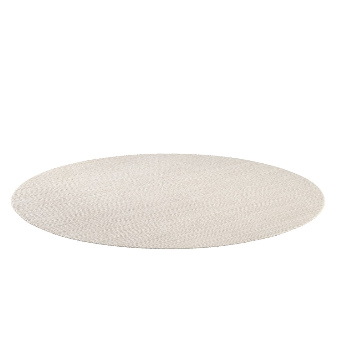 DARA Wool Rug Ivory Burnt Caramel Round 3D Model - TurboSquid 2367920