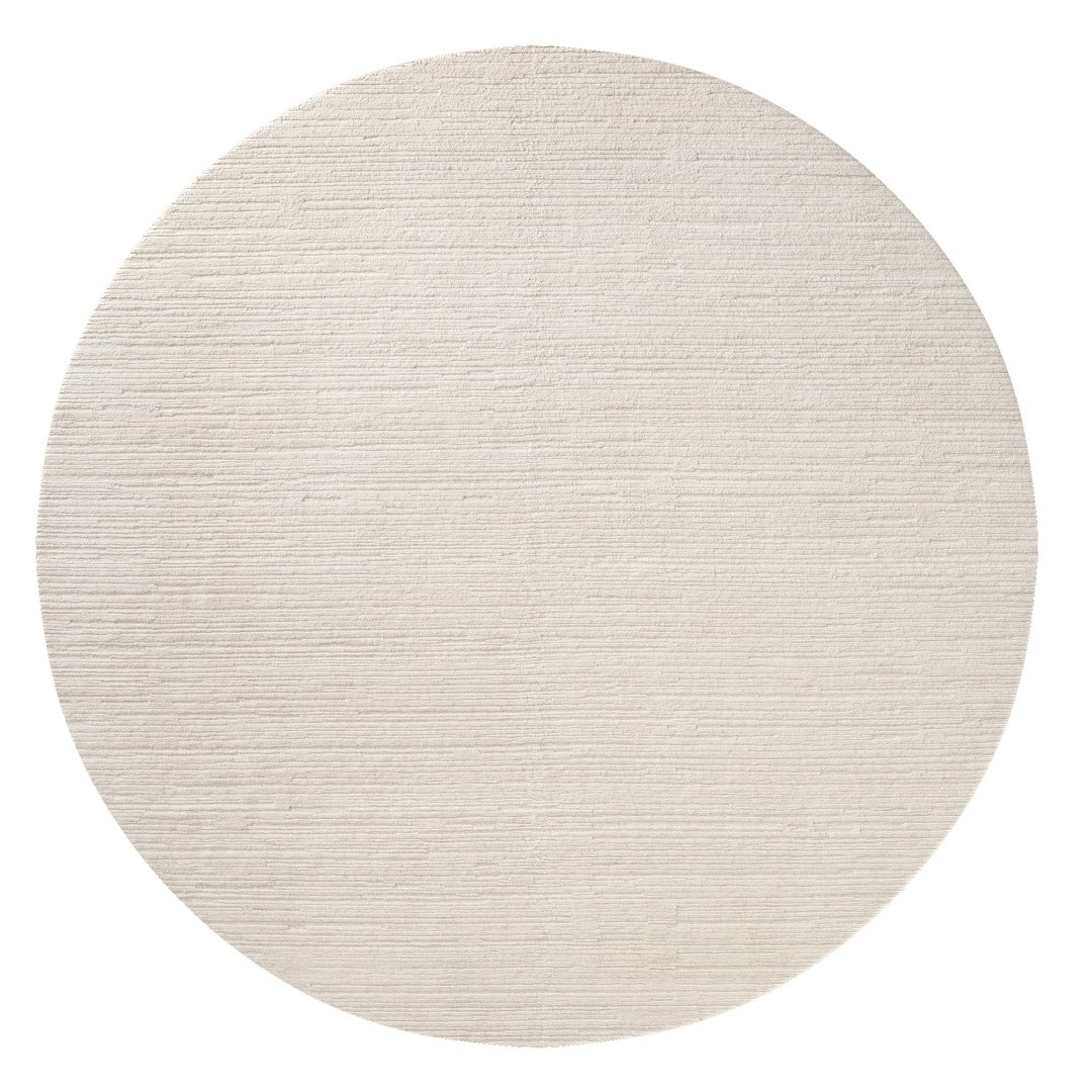 DARA Wool Rug Ivory Burnt Caramel Round 3D Model - TurboSquid 2367920