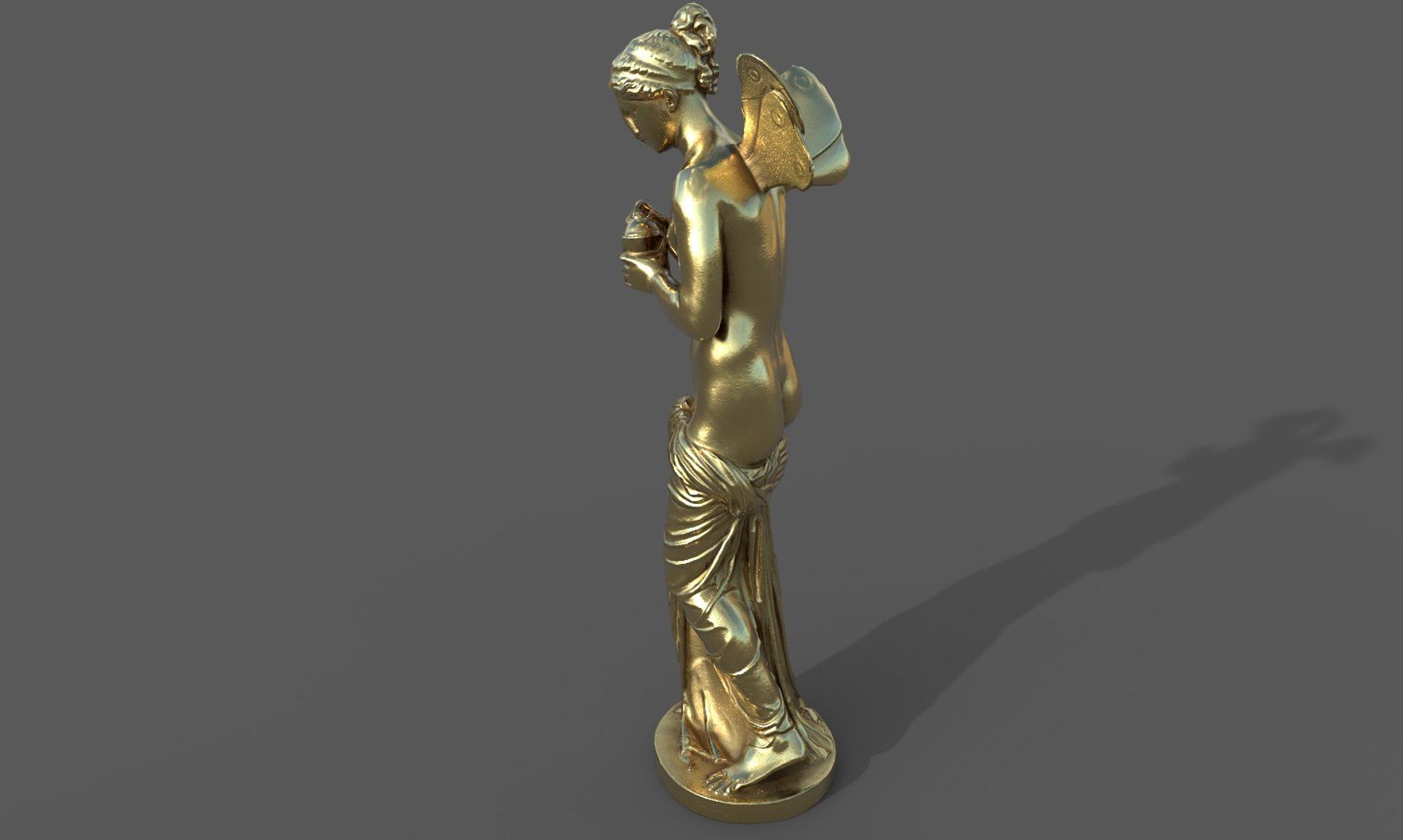 3D Statue Of Psyche Model - TurboSquid 1823156