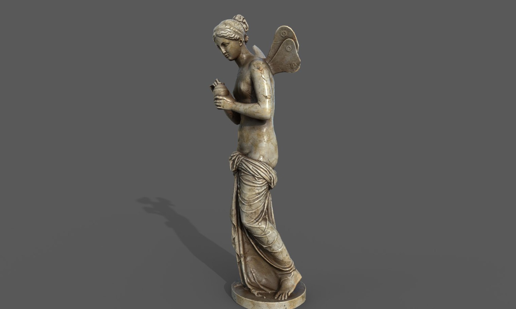 3D Statue Of Psyche Model - TurboSquid 1823156