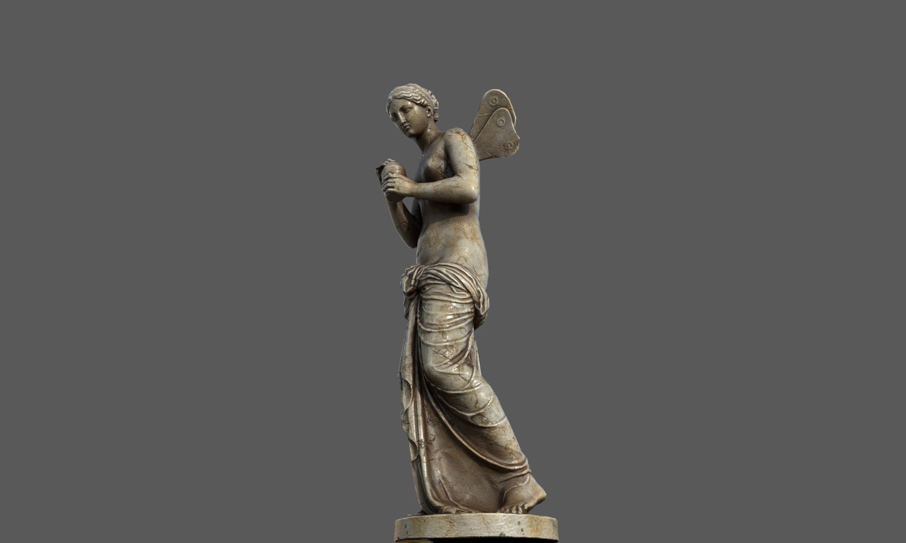 3D Statue Of Psyche Model - TurboSquid 1823156