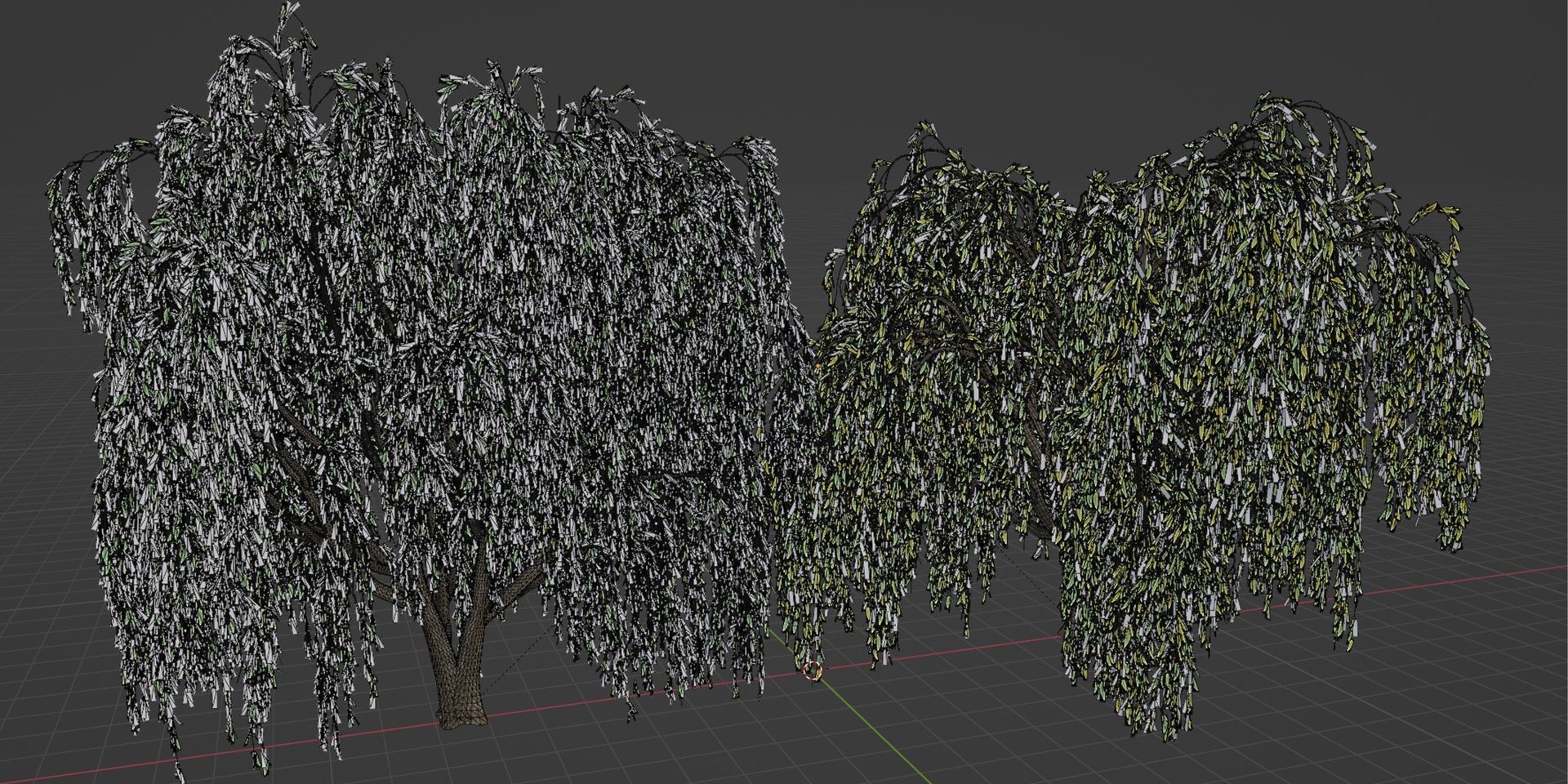 3D Collection Willow Trees Vol12-Blender - TurboSquid 2105746