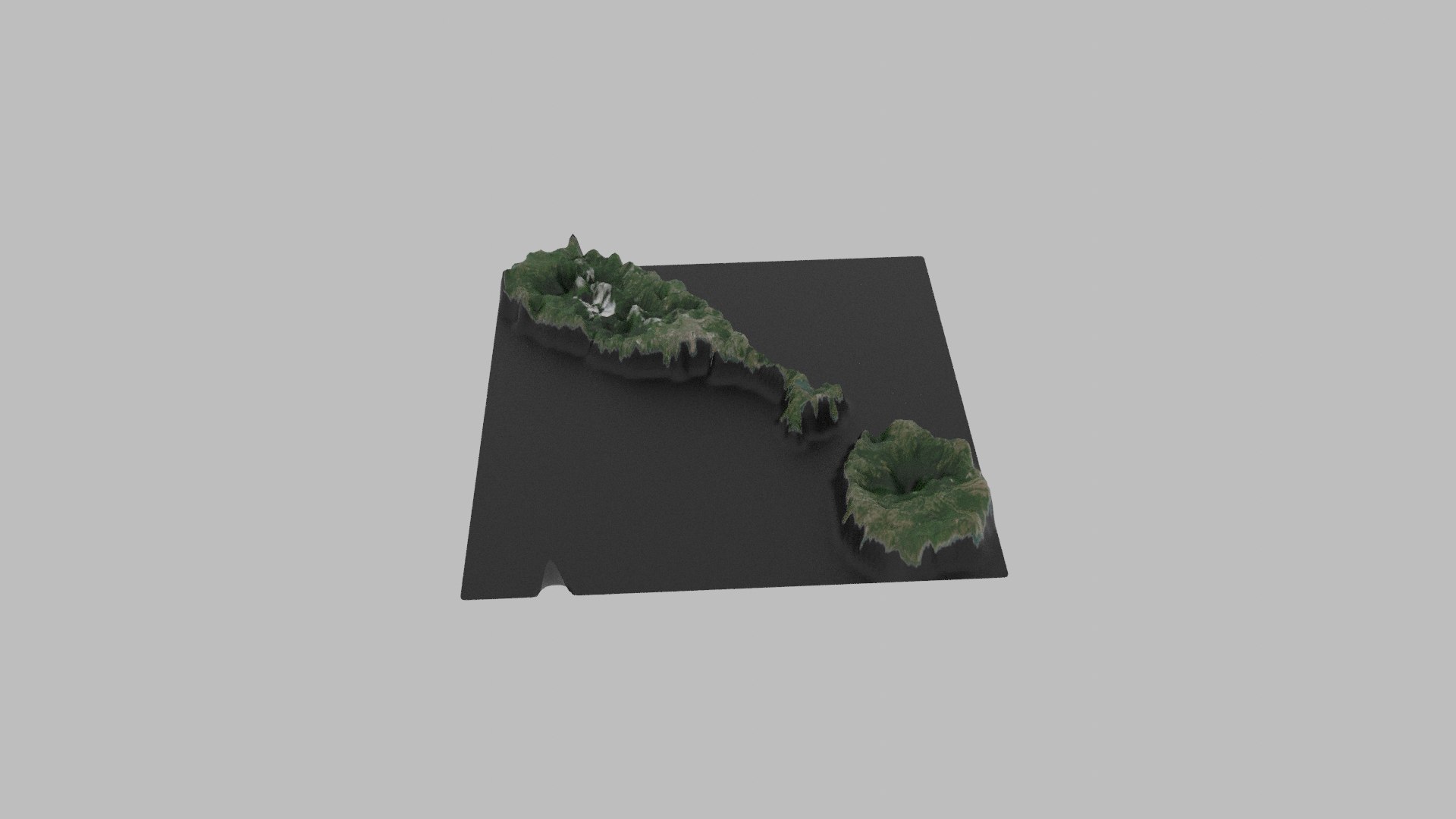 3D Saint Kitts And Nevis Map Country - TurboSquid 2076328