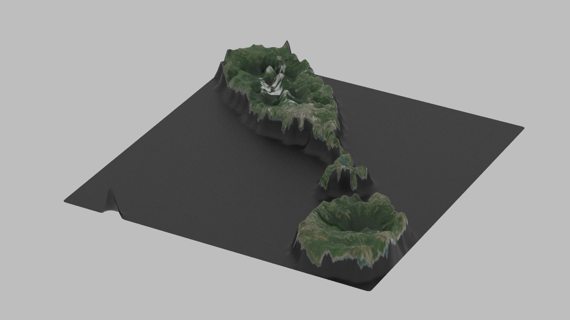 3D Saint Kitts And Nevis Map Country - TurboSquid 2076328