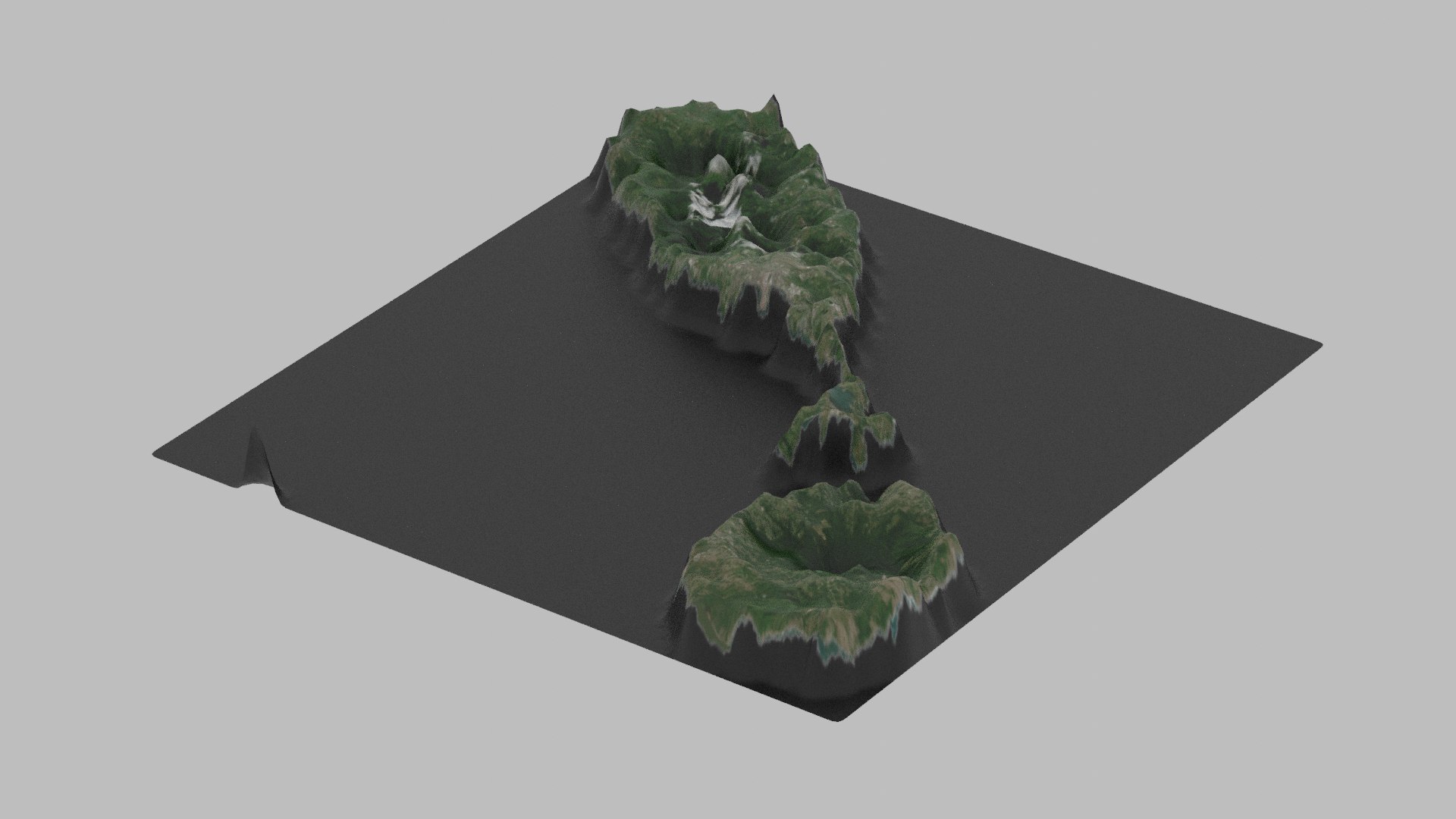 3D Saint Kitts And Nevis Map Country - TurboSquid 2076328