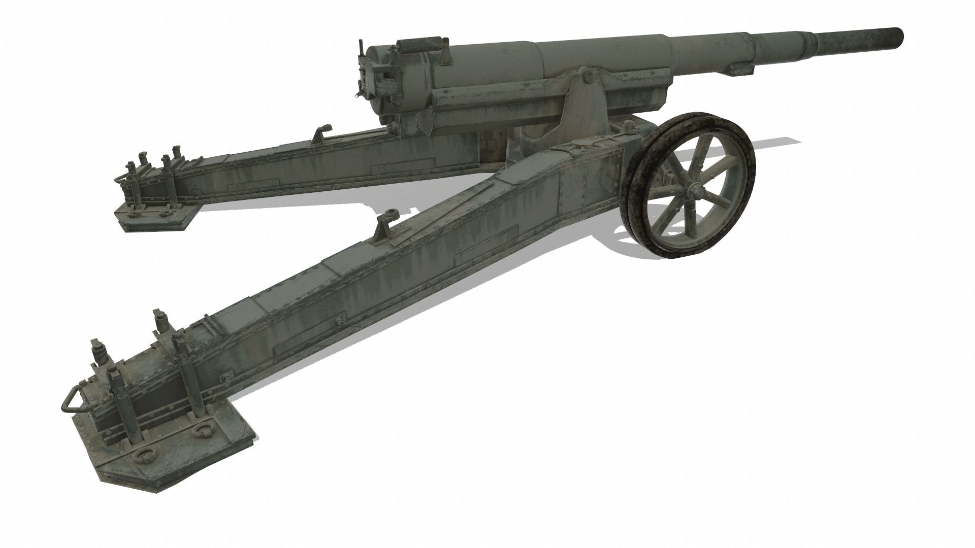 Canon Gun 3D Model - TurboSquid 1536093