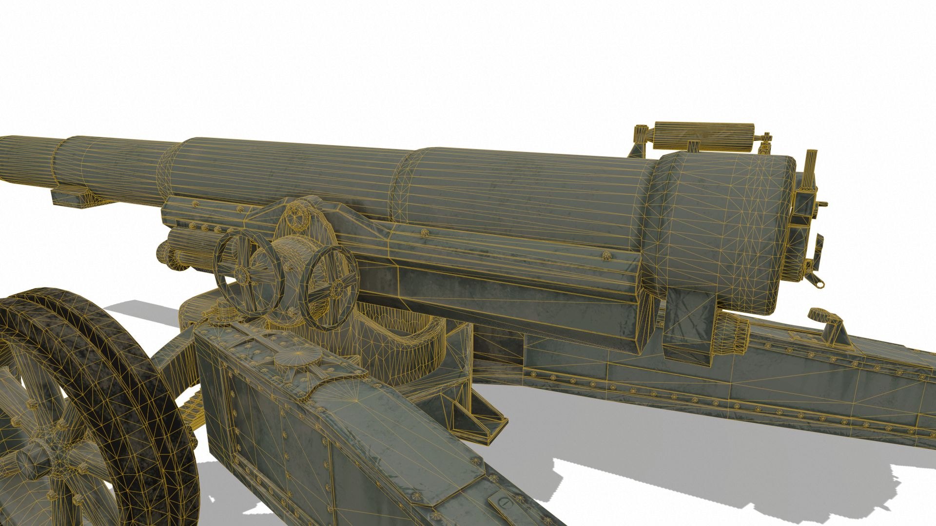 Canon Gun 3D Model - TurboSquid 1536093