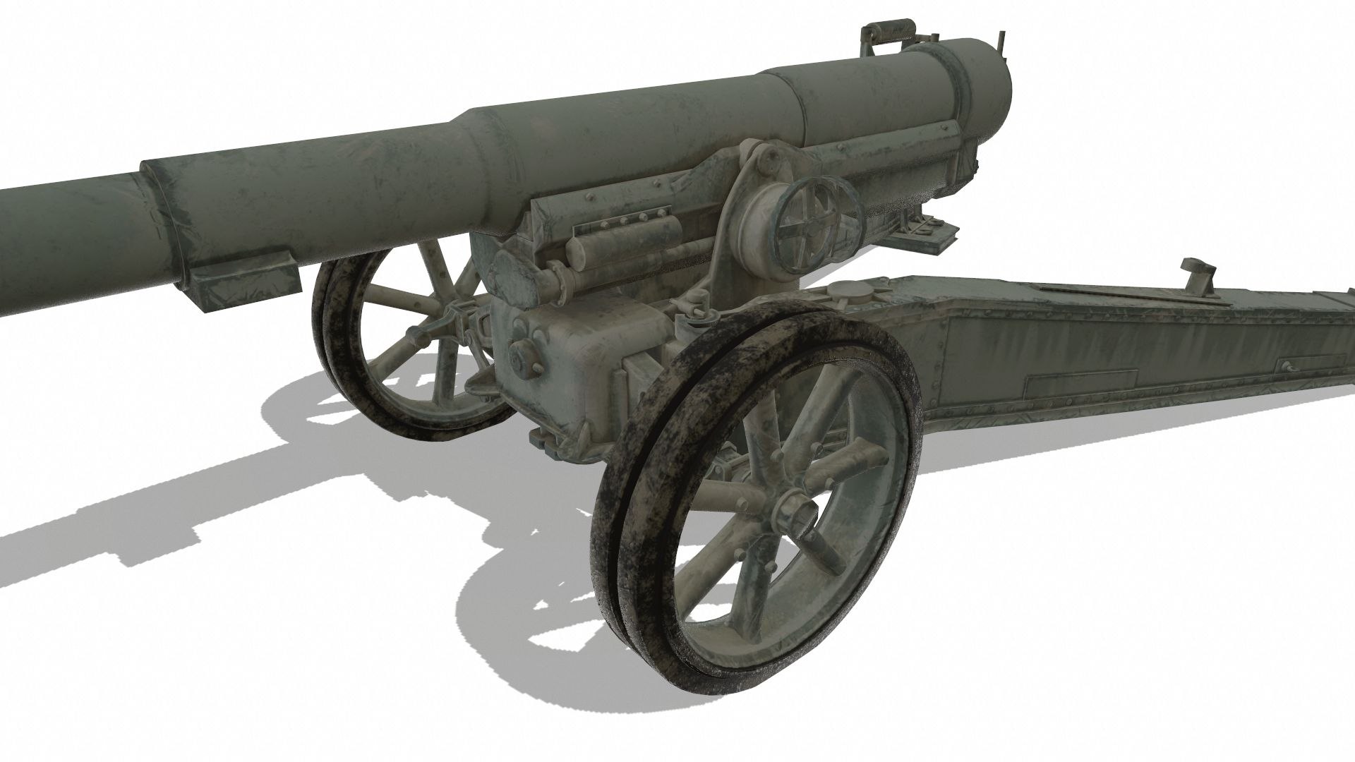 Canon Gun 3D Model - TurboSquid 1536093