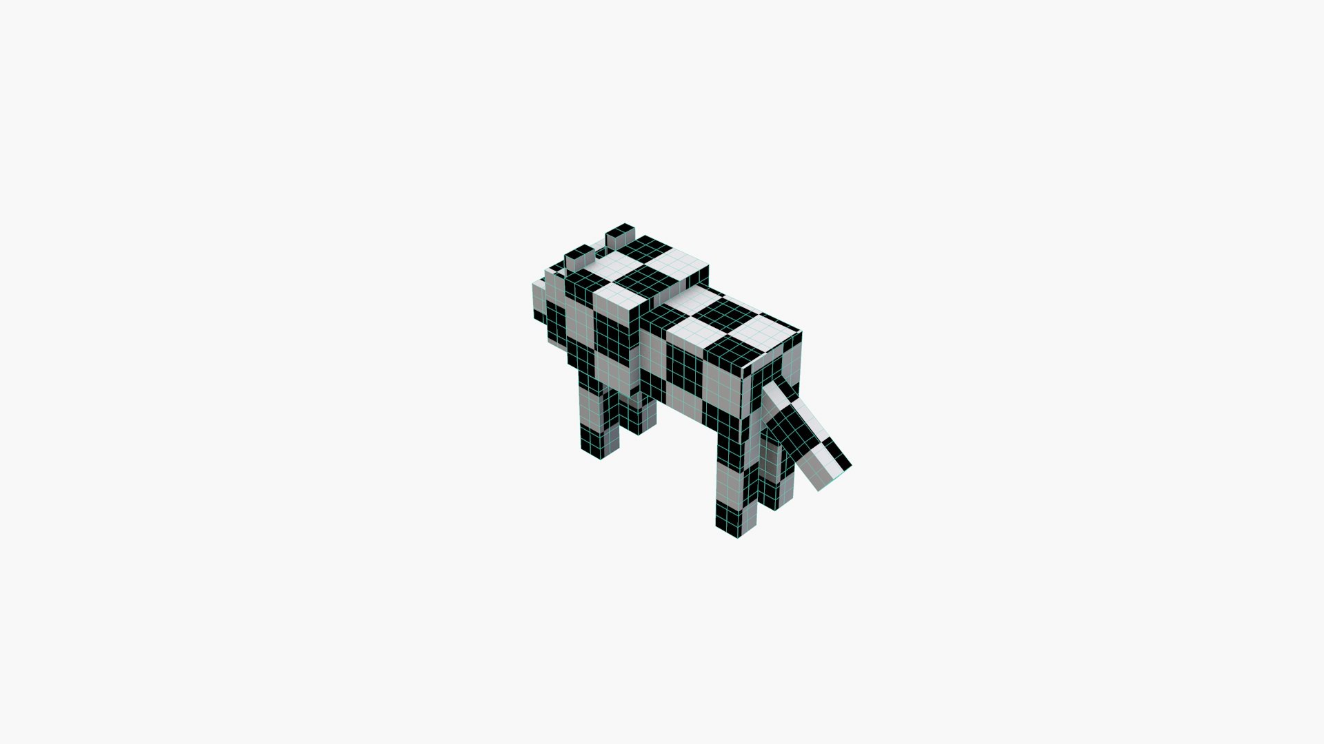 Minecraft Wolf 3D Model - TurboSquid 1842581