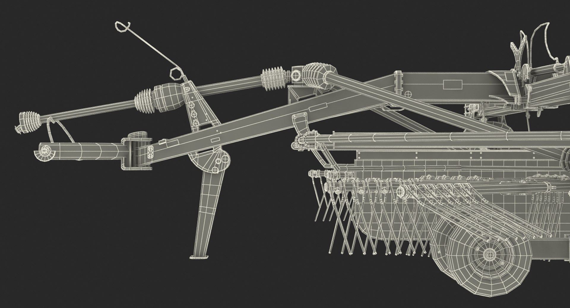 3D Model Used Twin Rotor Hay - TurboSquid 1344016