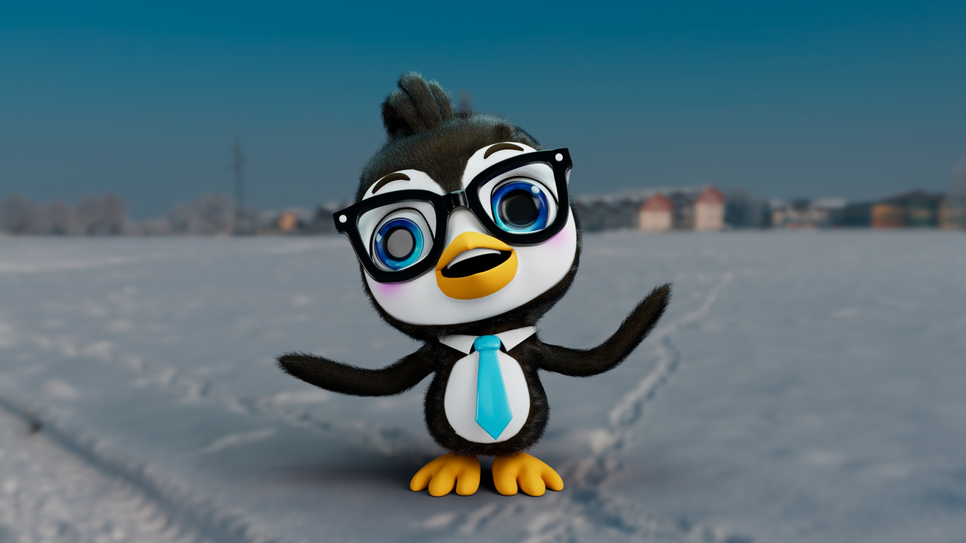 3D Pengiun - TurboSquid 2215647