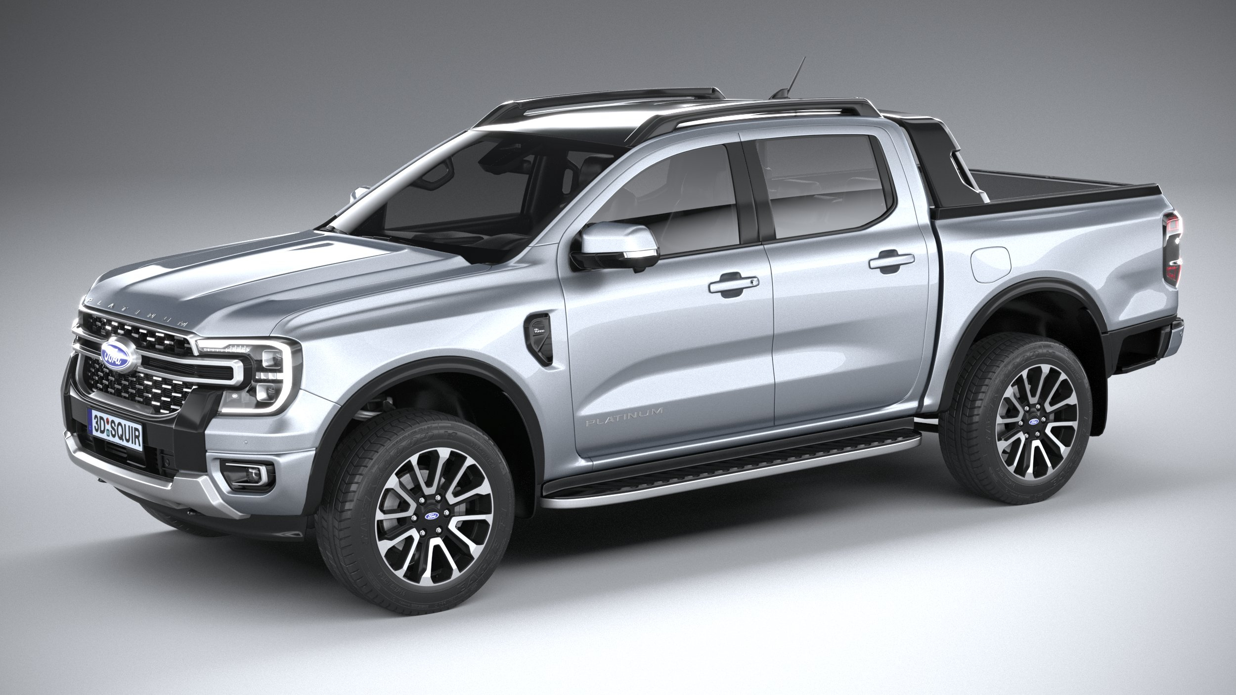 modelo 3d Ford Ranger Platinum 2023 - TurboSquid 2081399