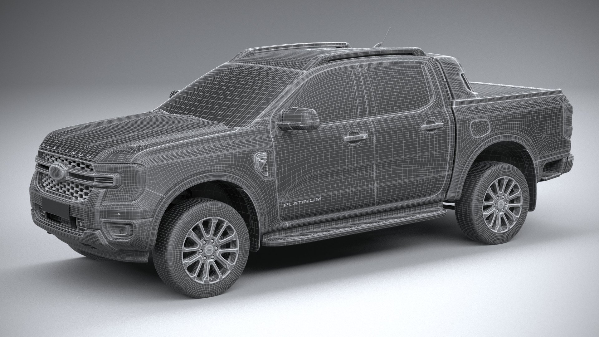 Ford Ranger Platinum 2023 3D model - TurboSquid 2081399