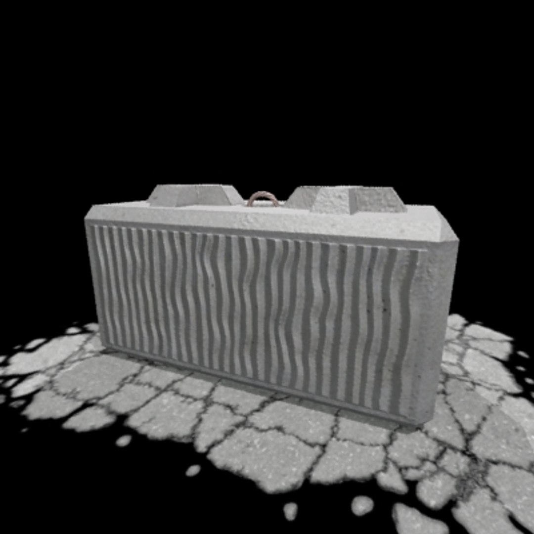 3d barrier block