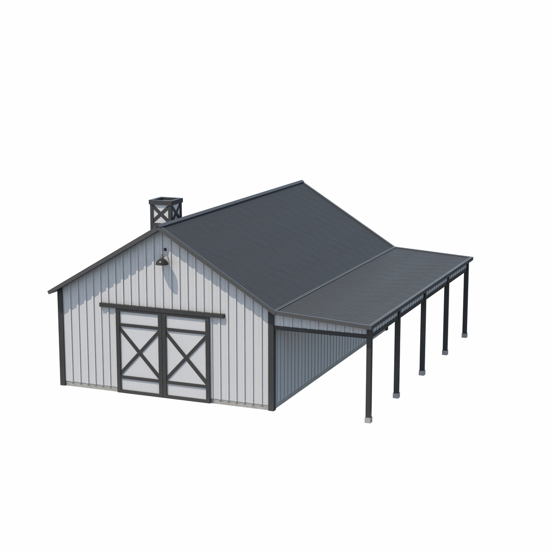 Farm Barn Model - TurboSquid 2290623