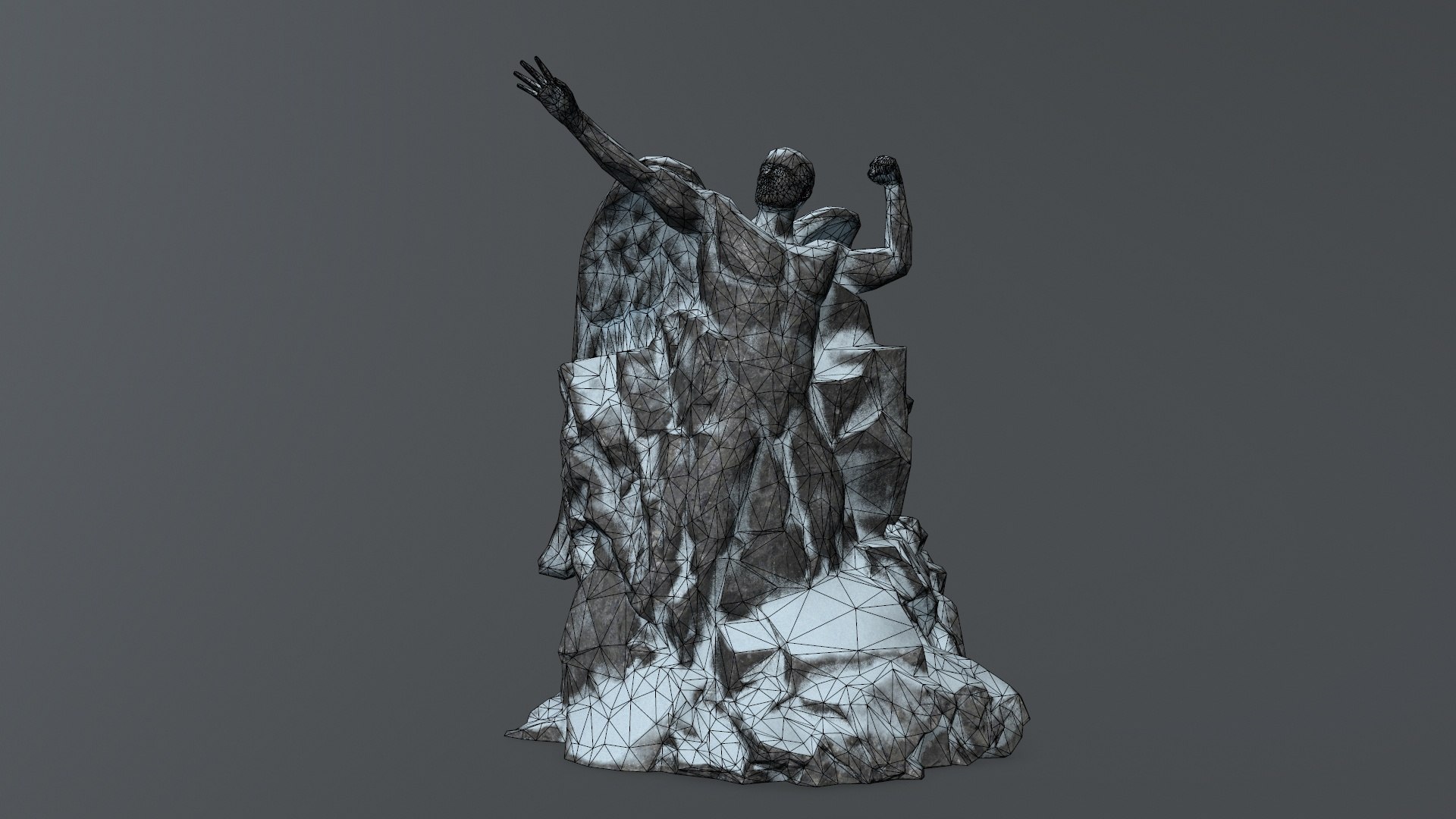 3D Man Statue 1 Model - TurboSquid 1718304