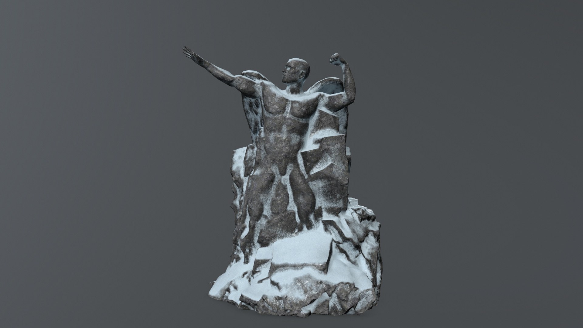 3D Man Statue 1 Model - TurboSquid 1718304