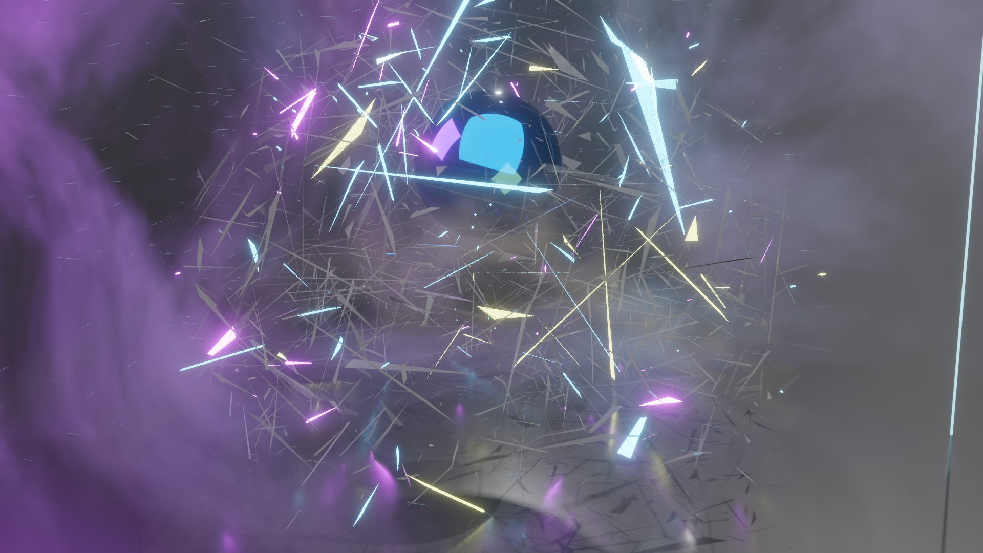 Glass Shatter Around Sphere Animated Model - TurboSquid 1774122