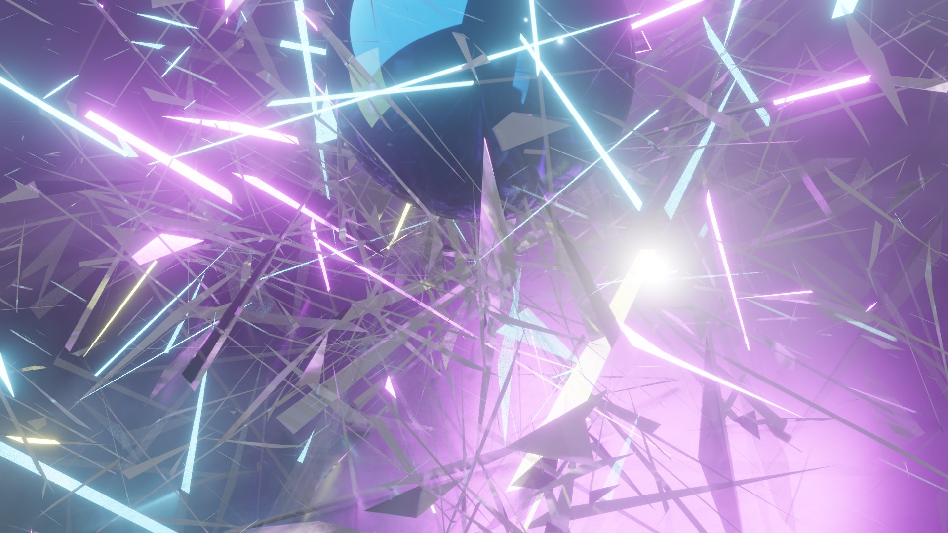 Glass Shatter Around Sphere Animated Model - TurboSquid 1774122