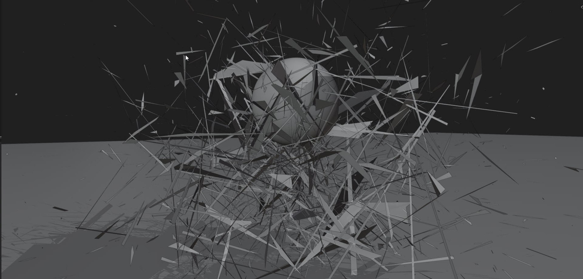 Glass Shatter Around Sphere Animated Model - TurboSquid 1774122