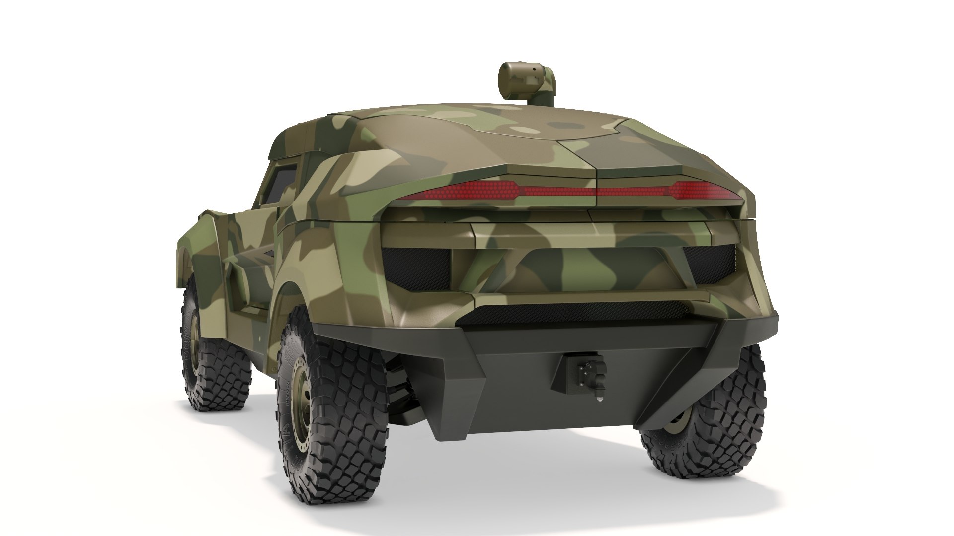 3D Military Interceptor Vehicle In Camouflage Model - TurboSquid 2323219