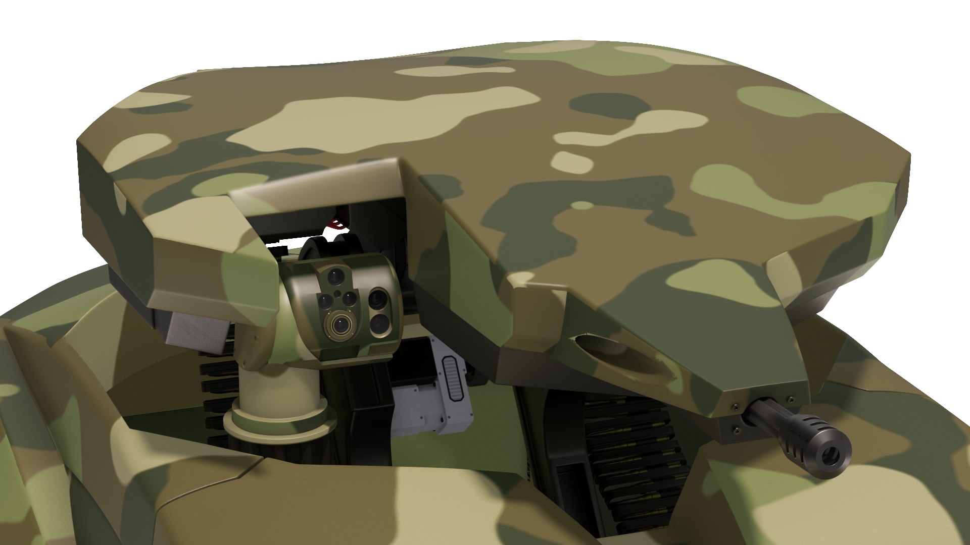 3D Military Interceptor Vehicle In Camouflage Model - TurboSquid 2323219