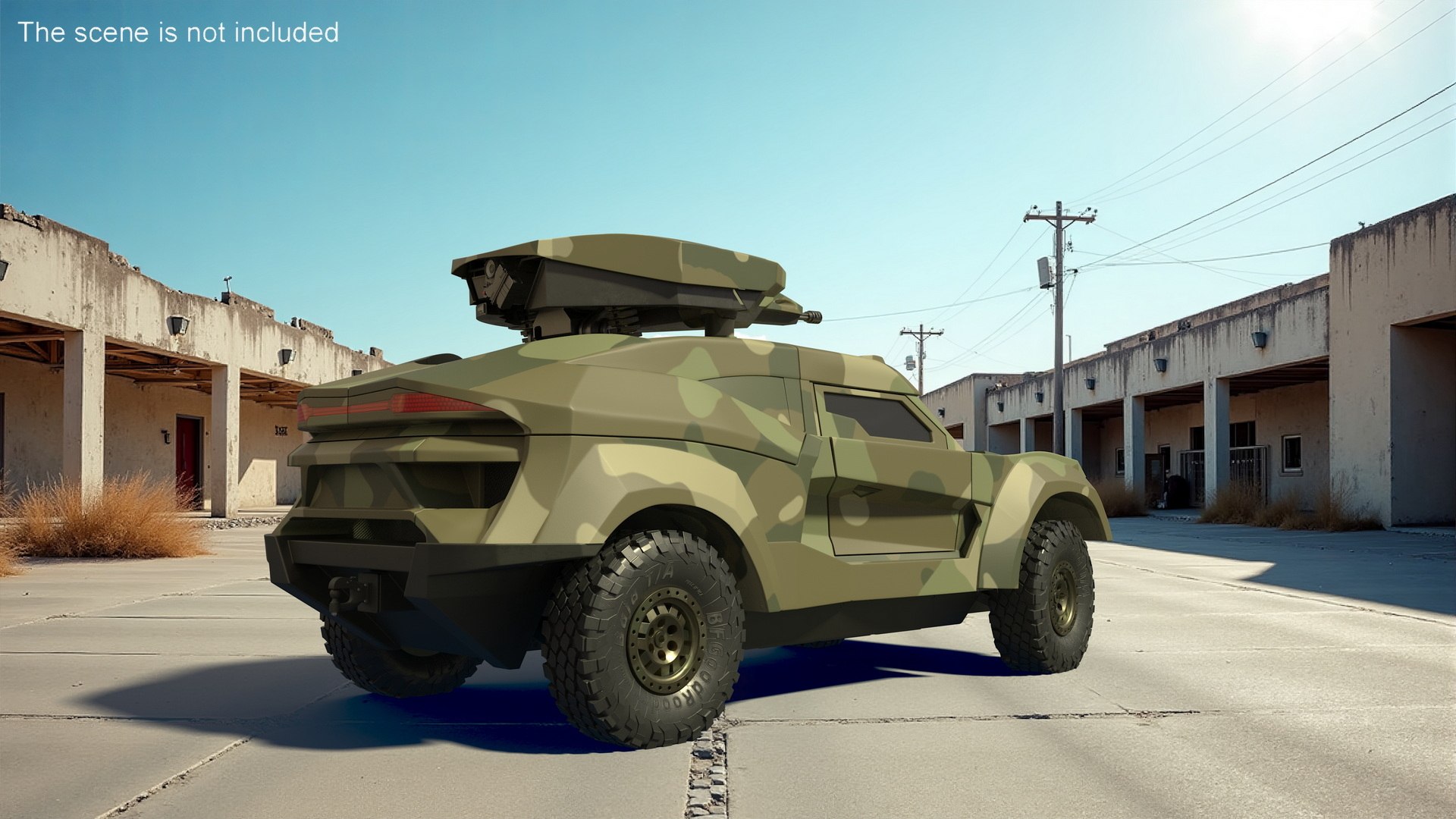 3D Military Interceptor Vehicle In Camouflage Model - TurboSquid 2323219