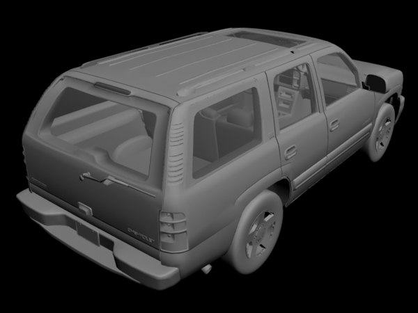 3d model chevrolet tahoe