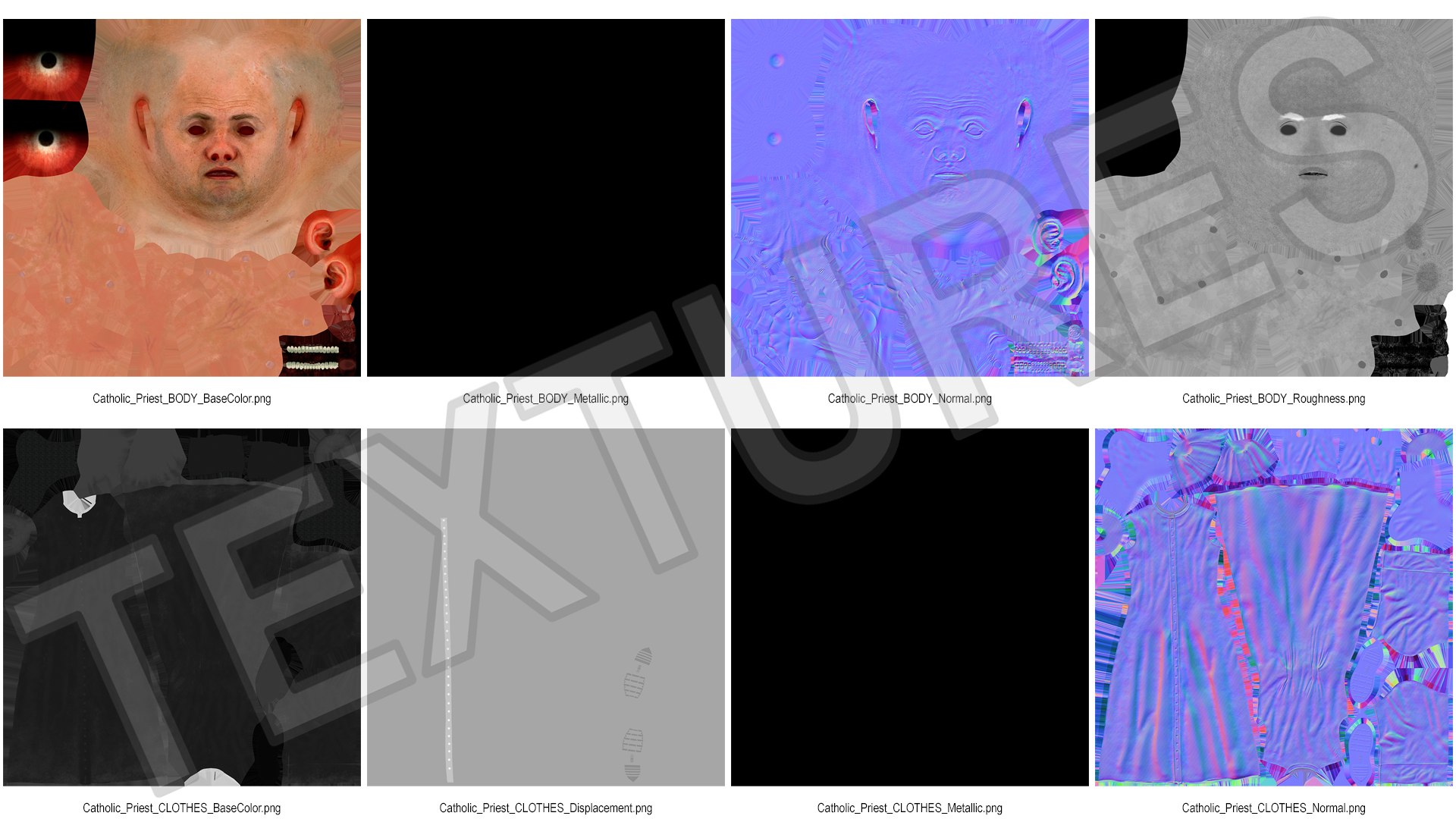 3D Catholic Priest With Holy Bible - TurboSquid 2321497