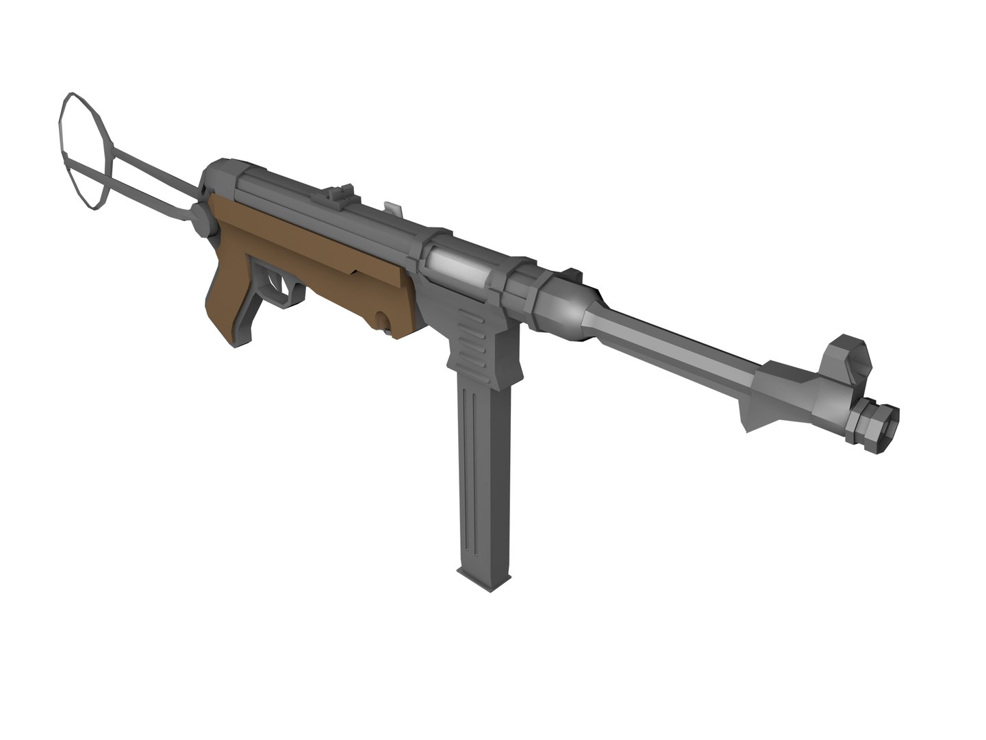 Mp40 3D Model - TurboSquid 1398109