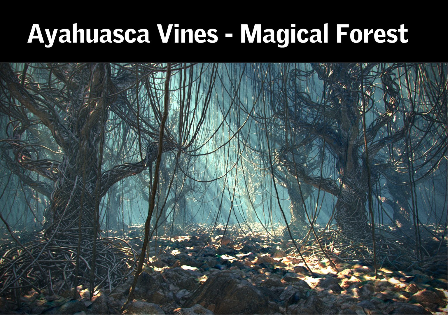 Ayahuasca Vines - Magical 3d Model