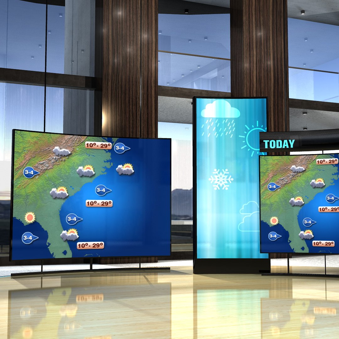 3d Max Virtual Set Weather Studio