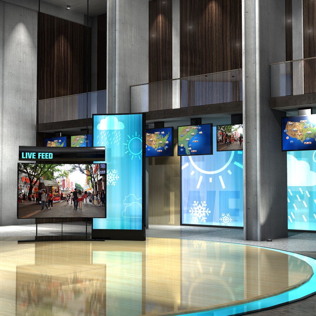 3d Max Virtual Set Weather Studio