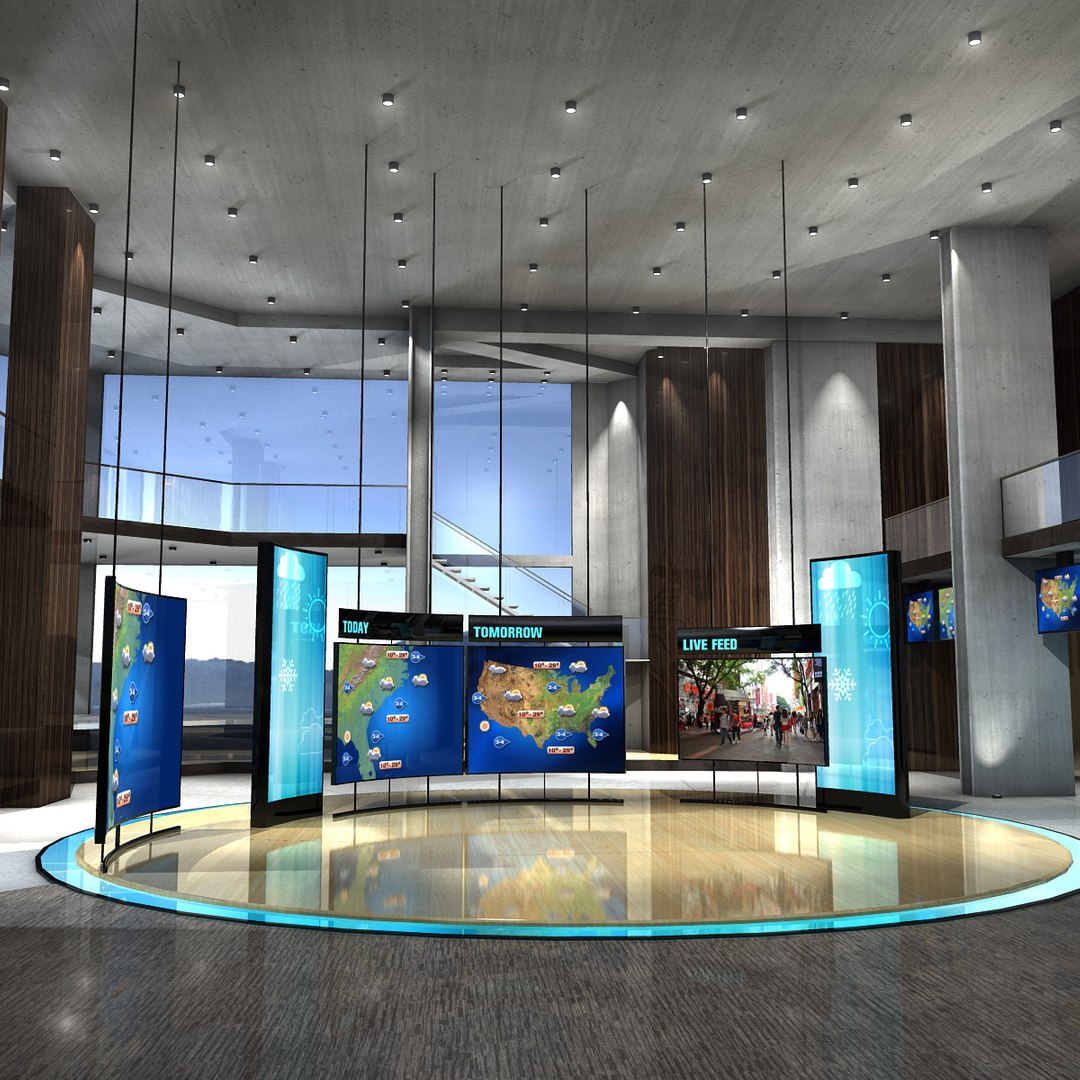 3d Max Virtual Set Weather Studio