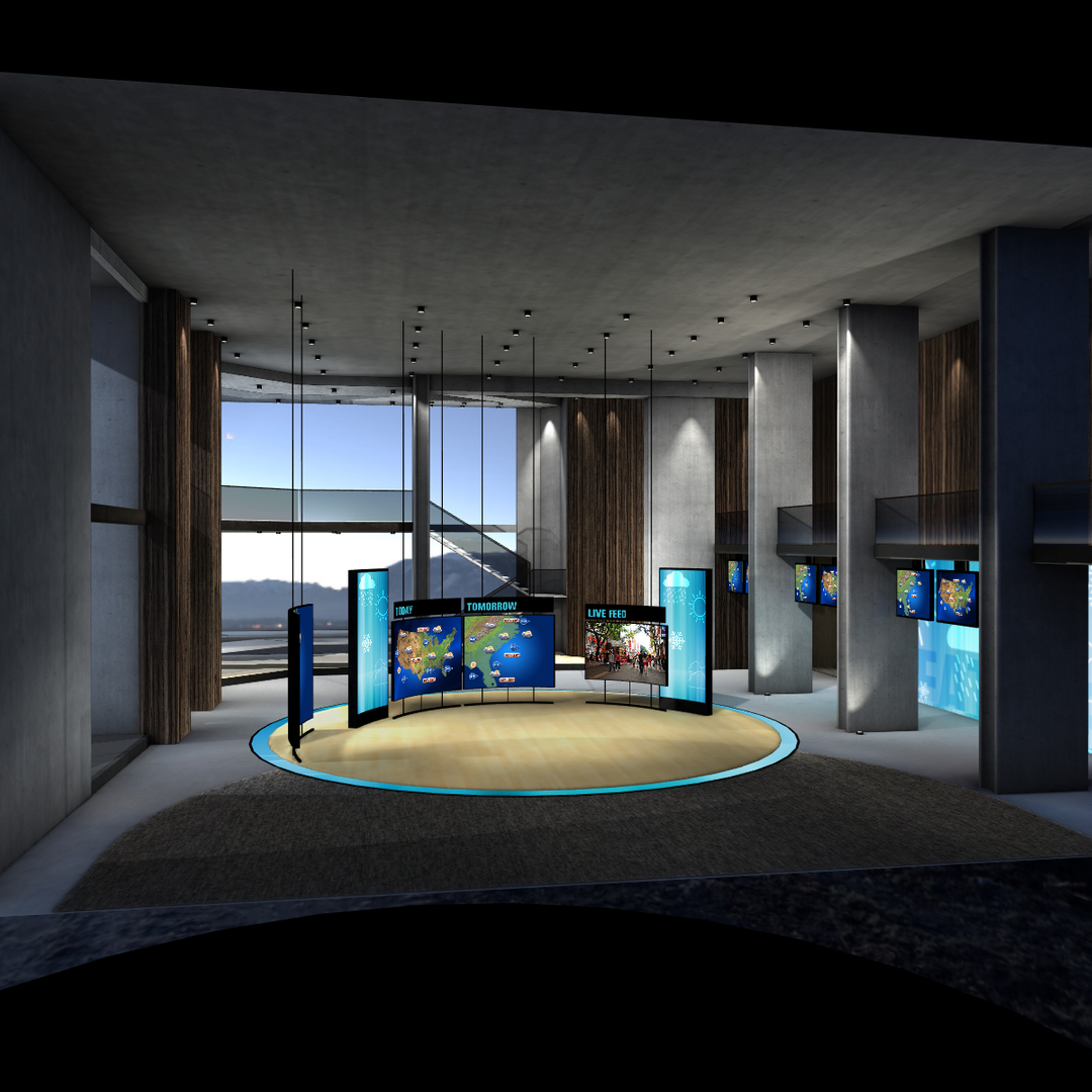 3d Max Virtual Set Weather Studio