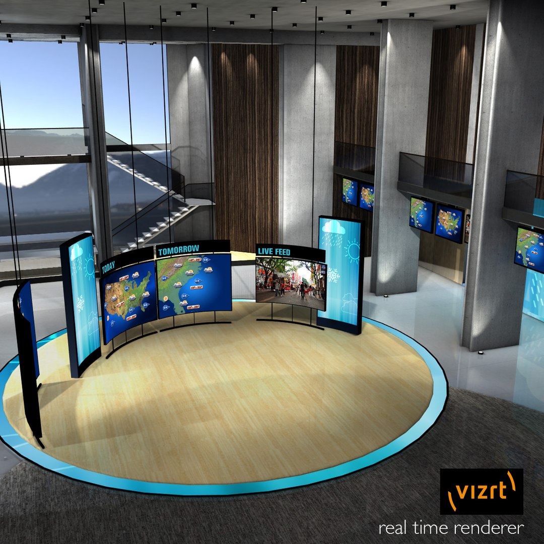 3d Max Virtual Set Weather Studio