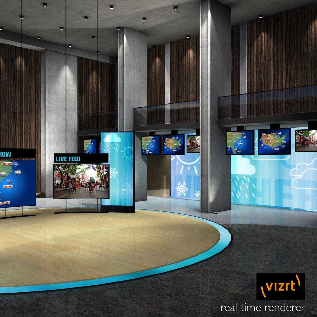 3d Max Virtual Set Weather Studio