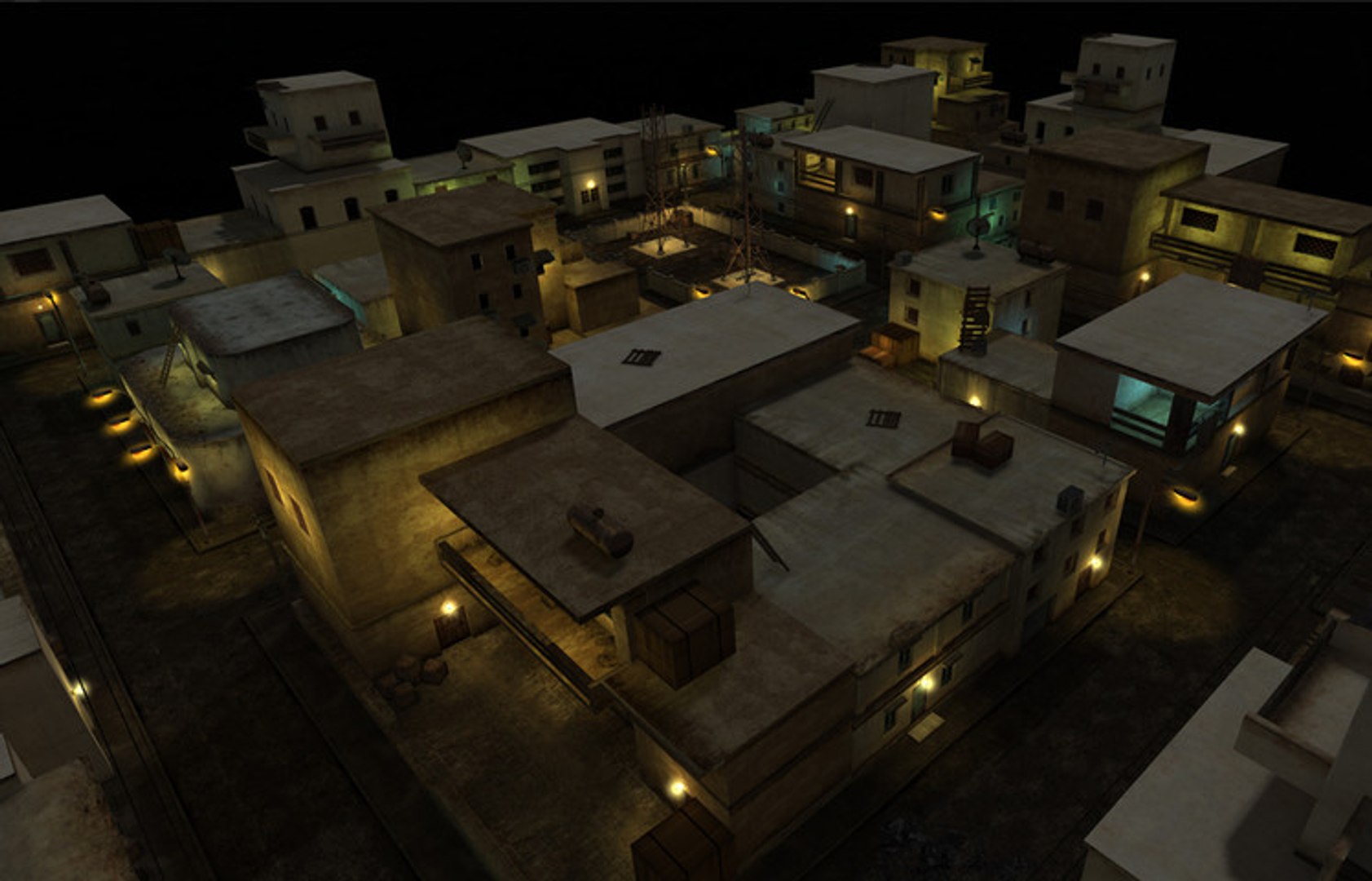 Buildings Arabic City Model - TurboSquid 1304034