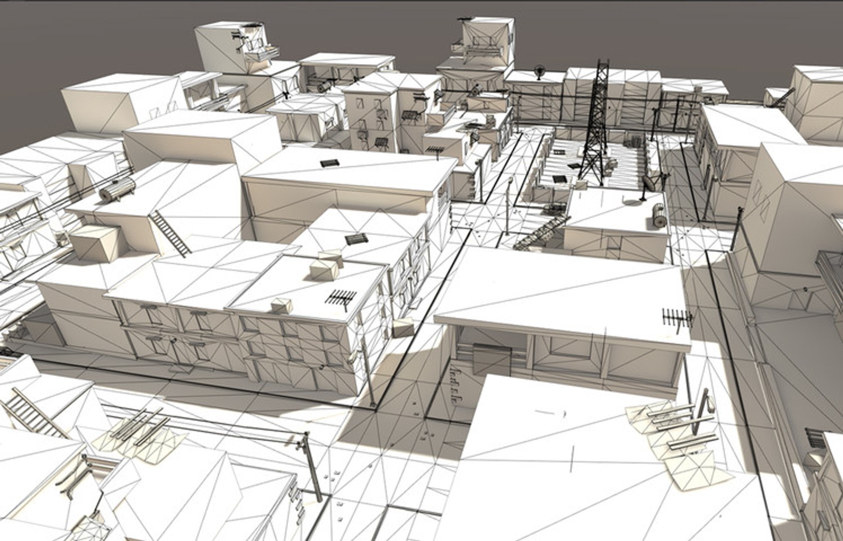 Buildings Arabic City Model - TurboSquid 1304034